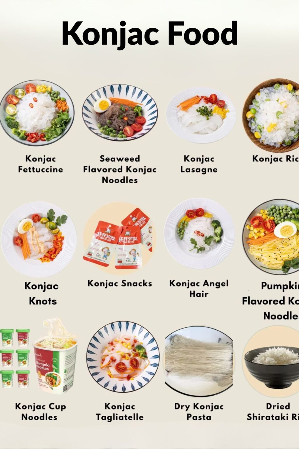 Konjac Food Manufacturer | Private Label Noodles & Rice